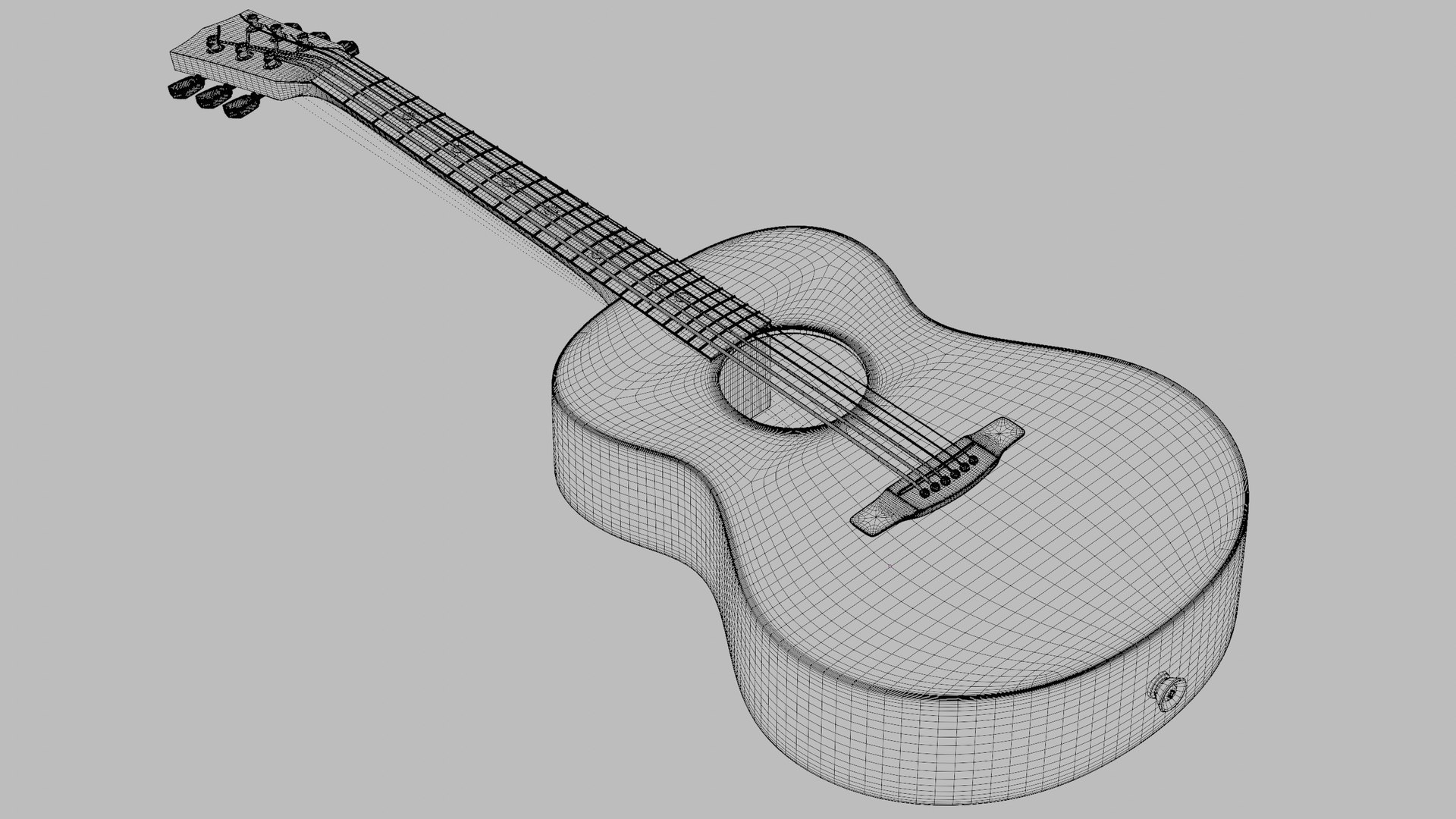 Gibson Acoustic Guitar 3D - TurboSquid 2211730