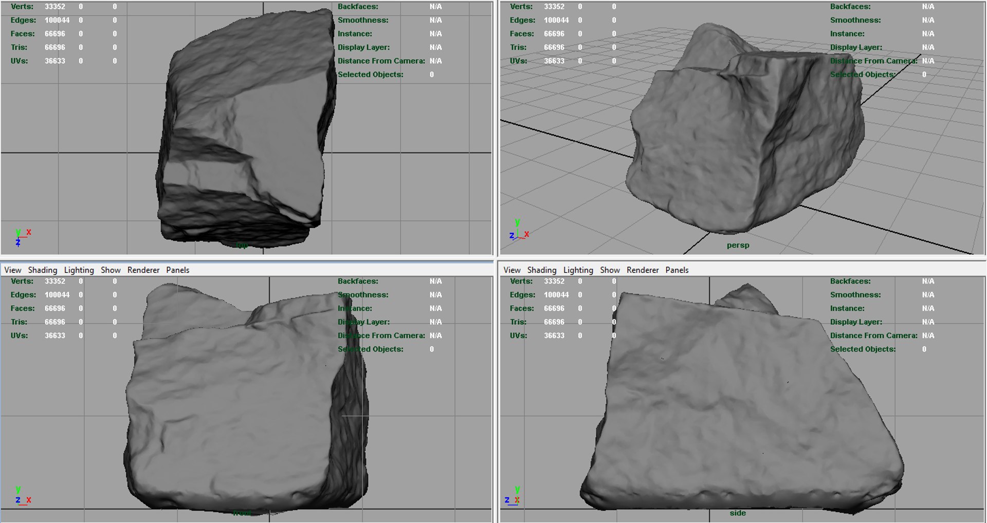 Realistic Stone 3d Max