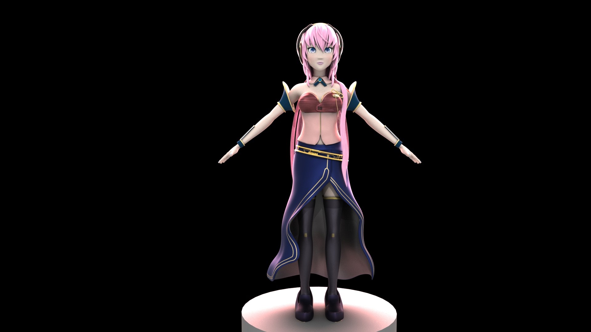 3D Model Megurine Luka V4x - TurboSquid 2124219