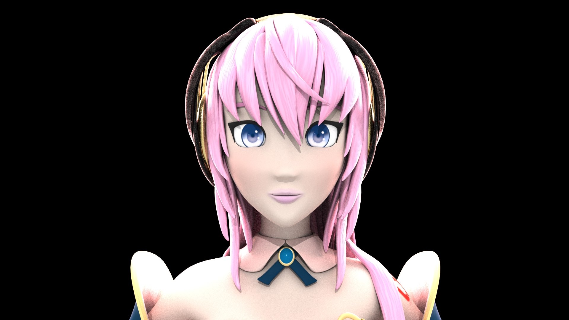 3D Model Megurine Luka V4x - TurboSquid 2124219
