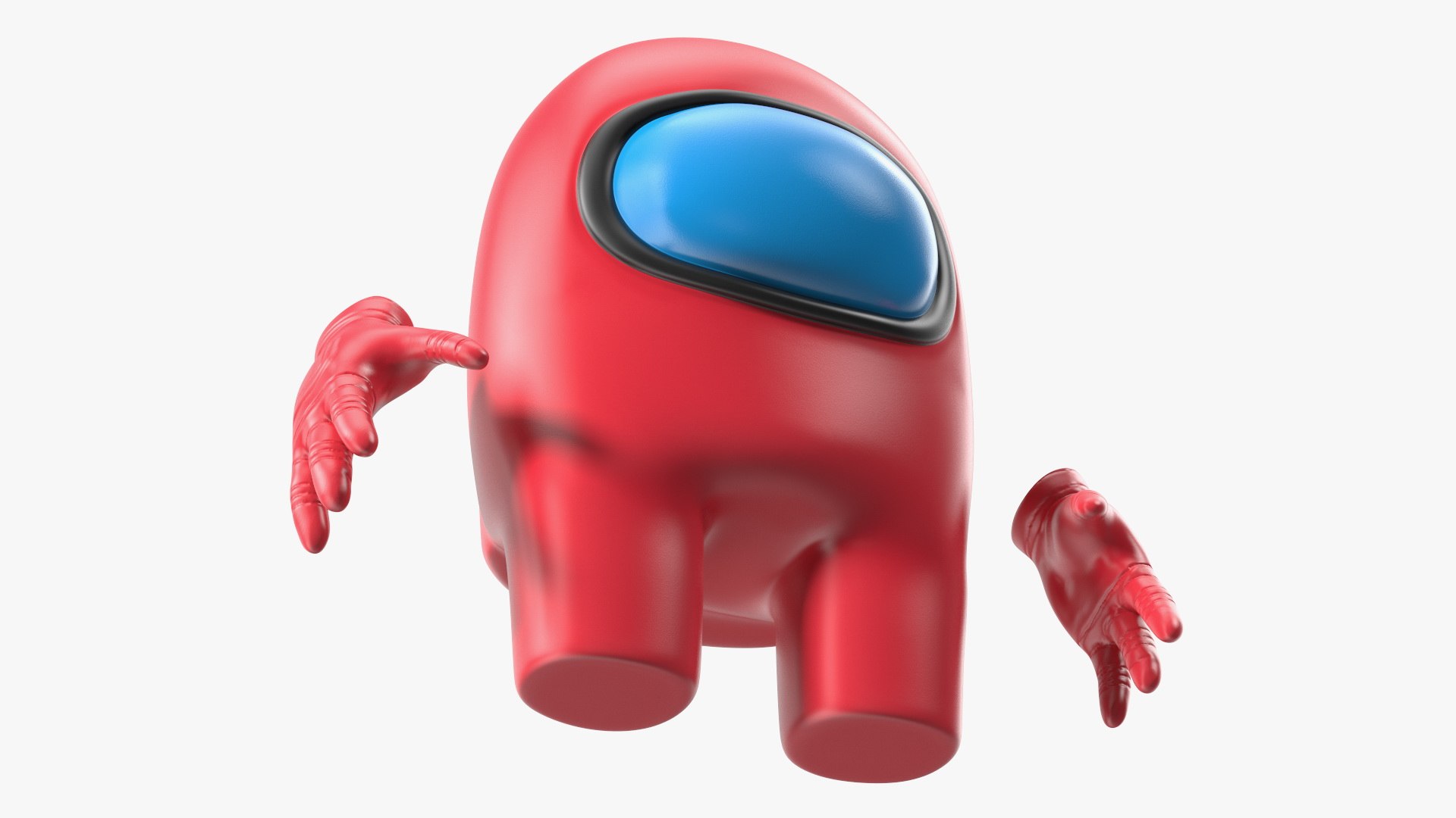 3D Among Us Character Red Rigged for Cinema 4D - TurboSquid 2007348