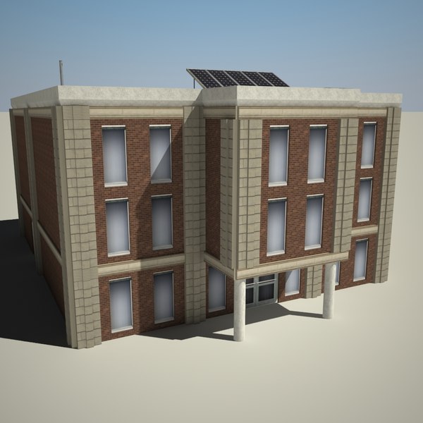 3ds max city building