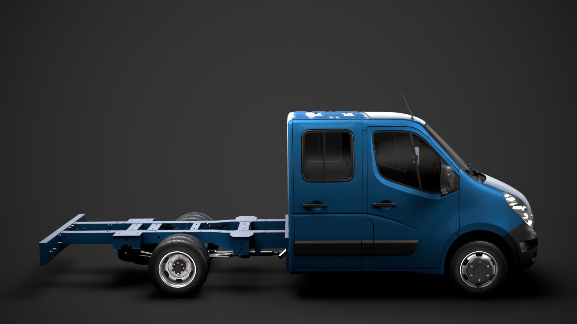 Renault Master Crewcab Dw 3D Model - TurboSquid 1515620