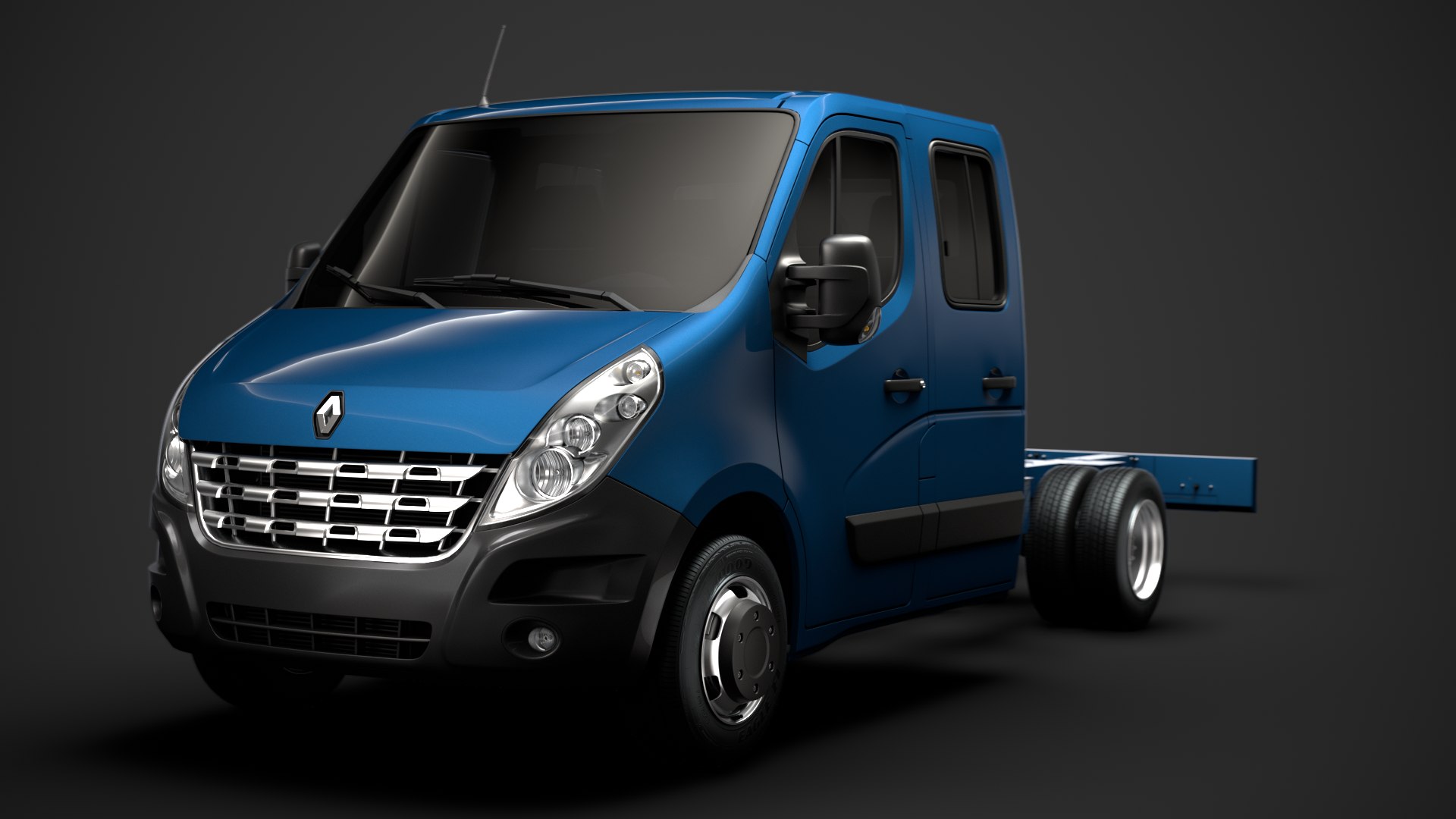 Renault master crewcab dw 3D model - TurboSquid 1515620