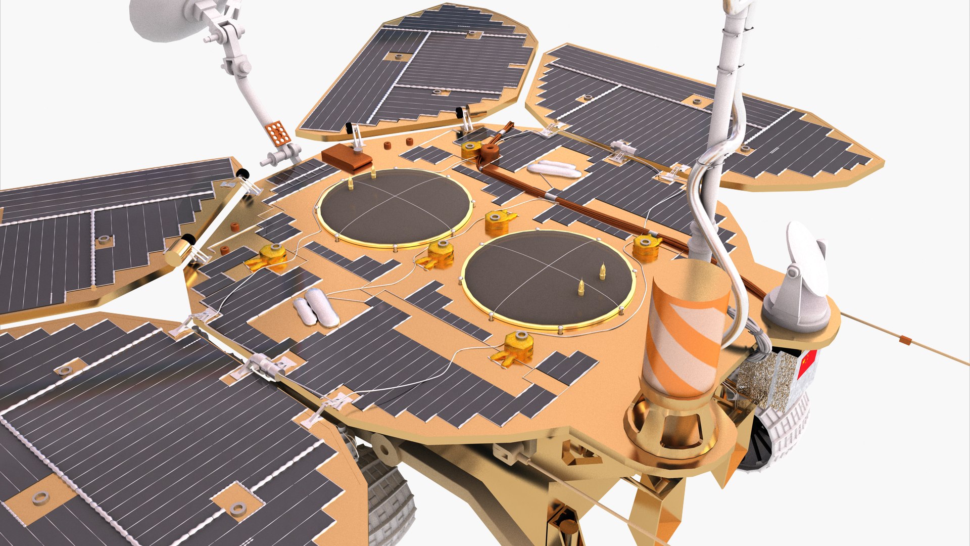 Zhurong Mars Rover Tianwen 3D Model - TurboSquid 1752619