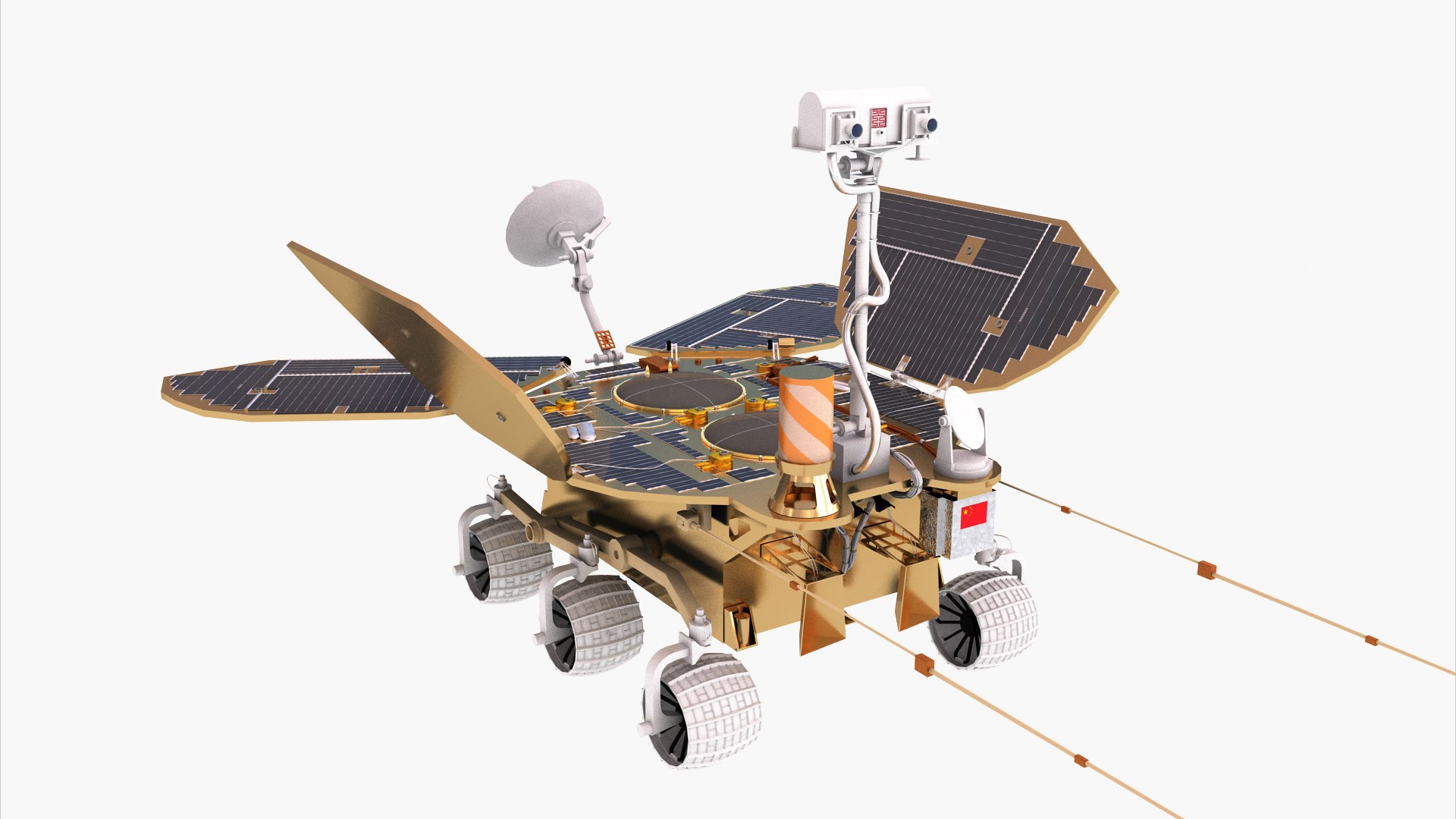 Zhurong Mars Rover Tianwen 3D Model - TurboSquid 1752619