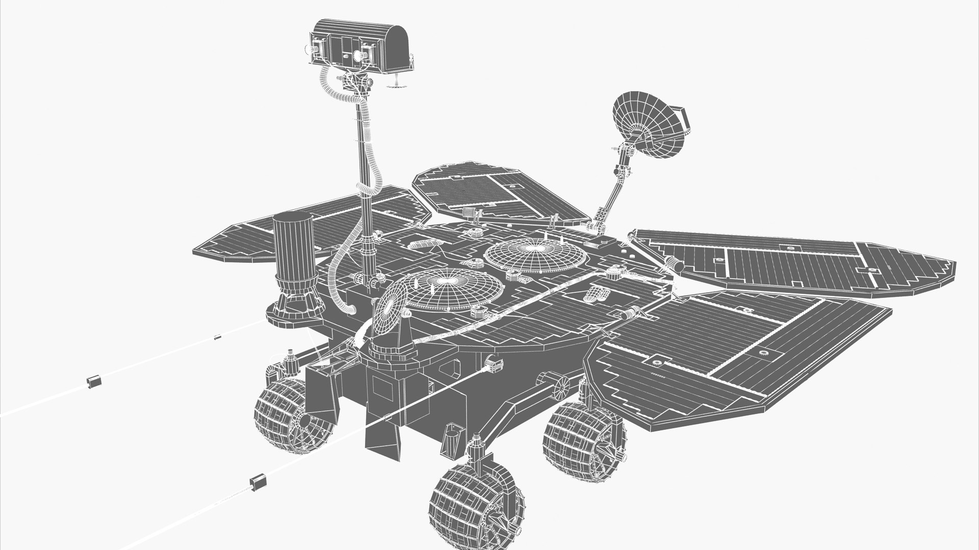 Zhurong Mars Rover Tianwen 3D Model - TurboSquid 1752619