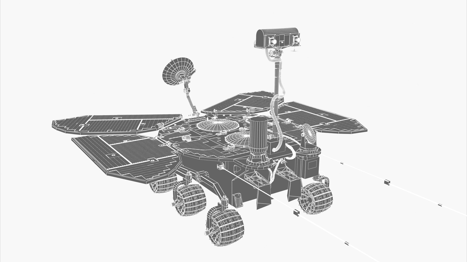 Zhurong Mars Rover Tianwen 3D Model - TurboSquid 1752619