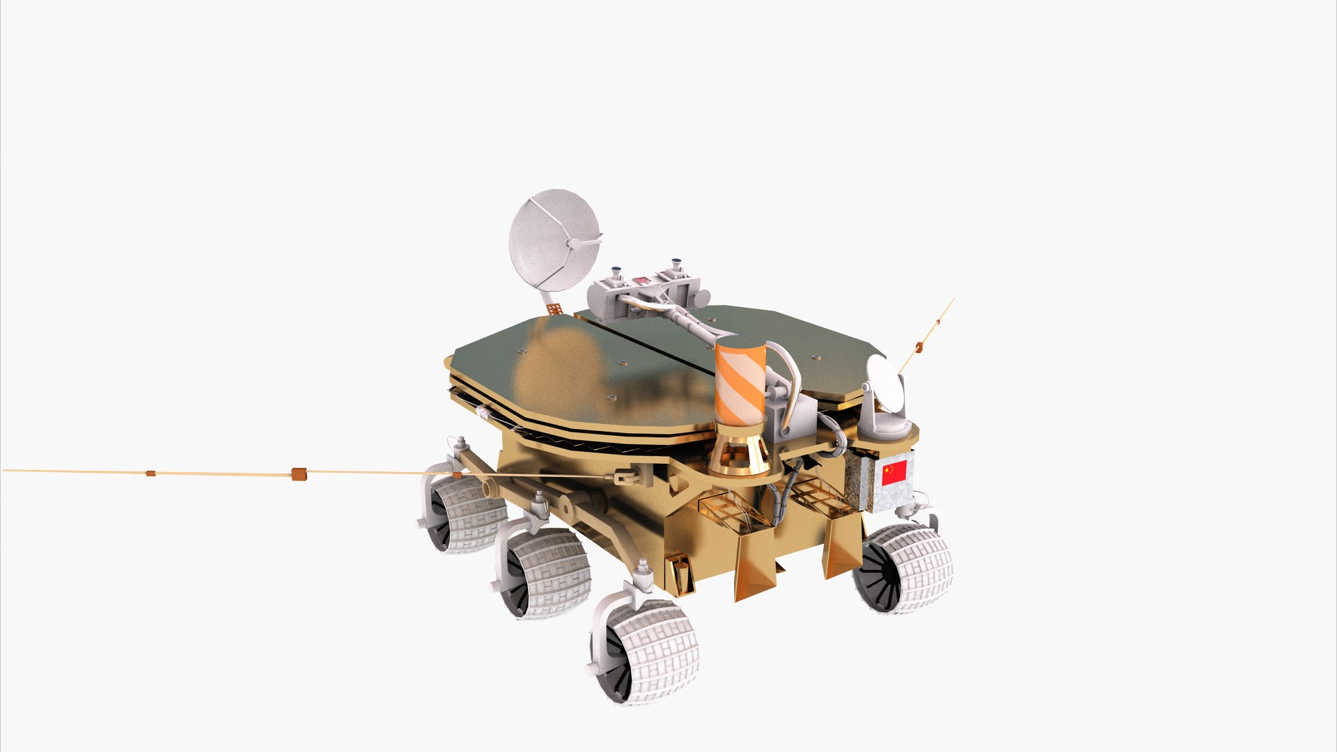 Zhurong Mars Rover Tianwen 3D Model - TurboSquid 1752619