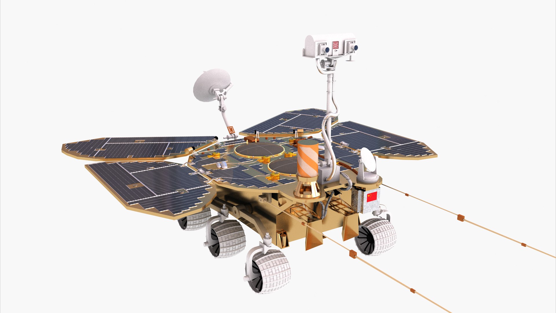 Zhurong Mars Rover Tianwen 3D Model - TurboSquid 1752619