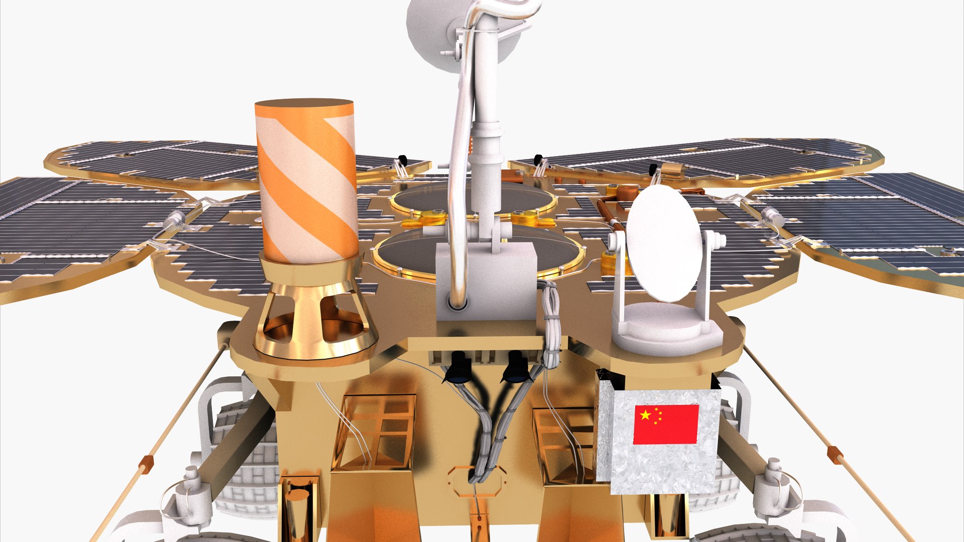 Zhurong Mars Rover Tianwen 3D Model - TurboSquid 1752619