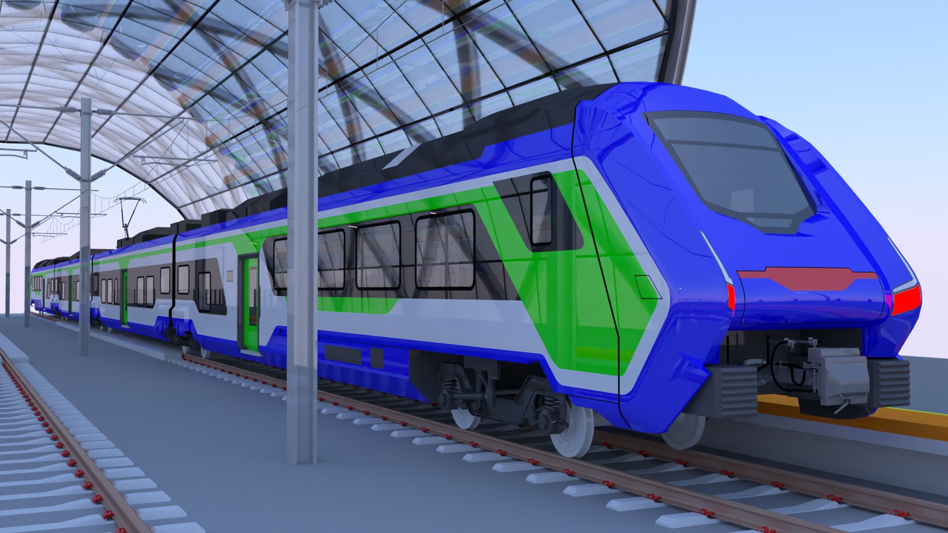 Station With Hitachi HTR 412 Model - TurboSquid 2390313