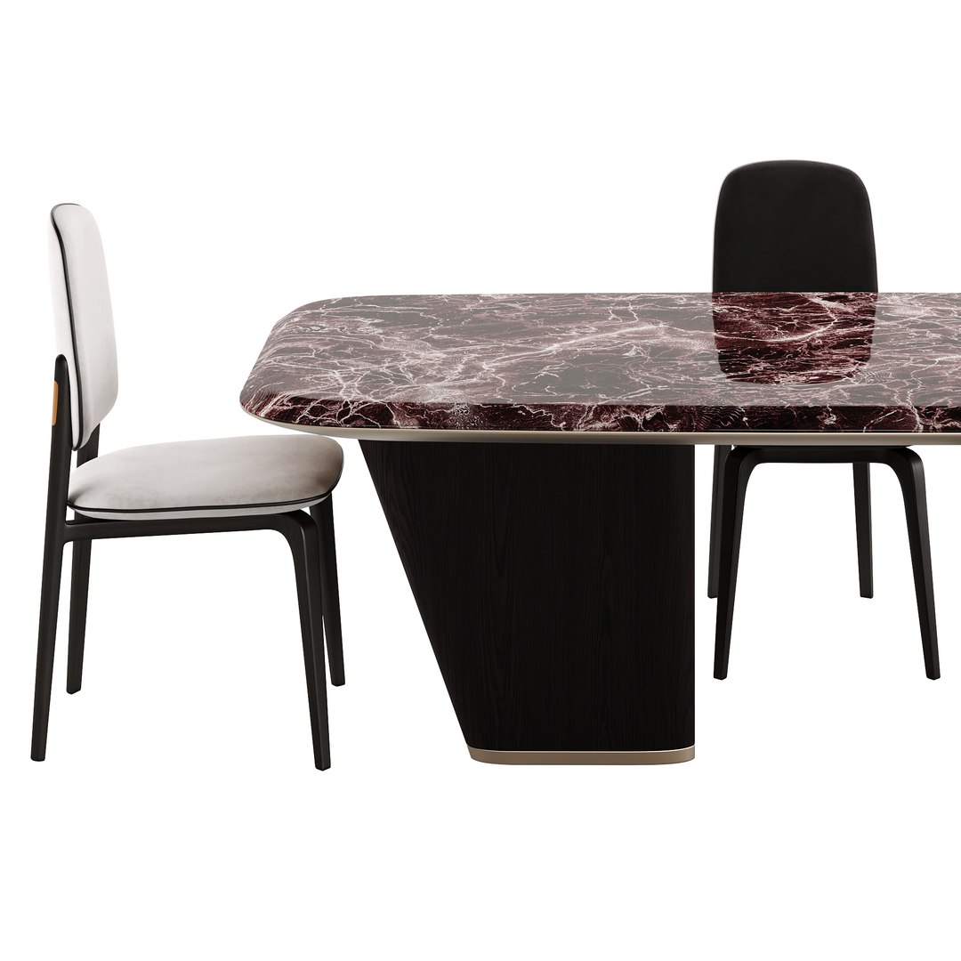 Table And Chair Mistral Plume 3D Model - TurboSquid 2287873