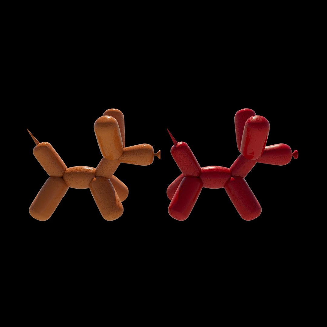 3D Baloon Dog 3D Model Model - TurboSquid 2469063