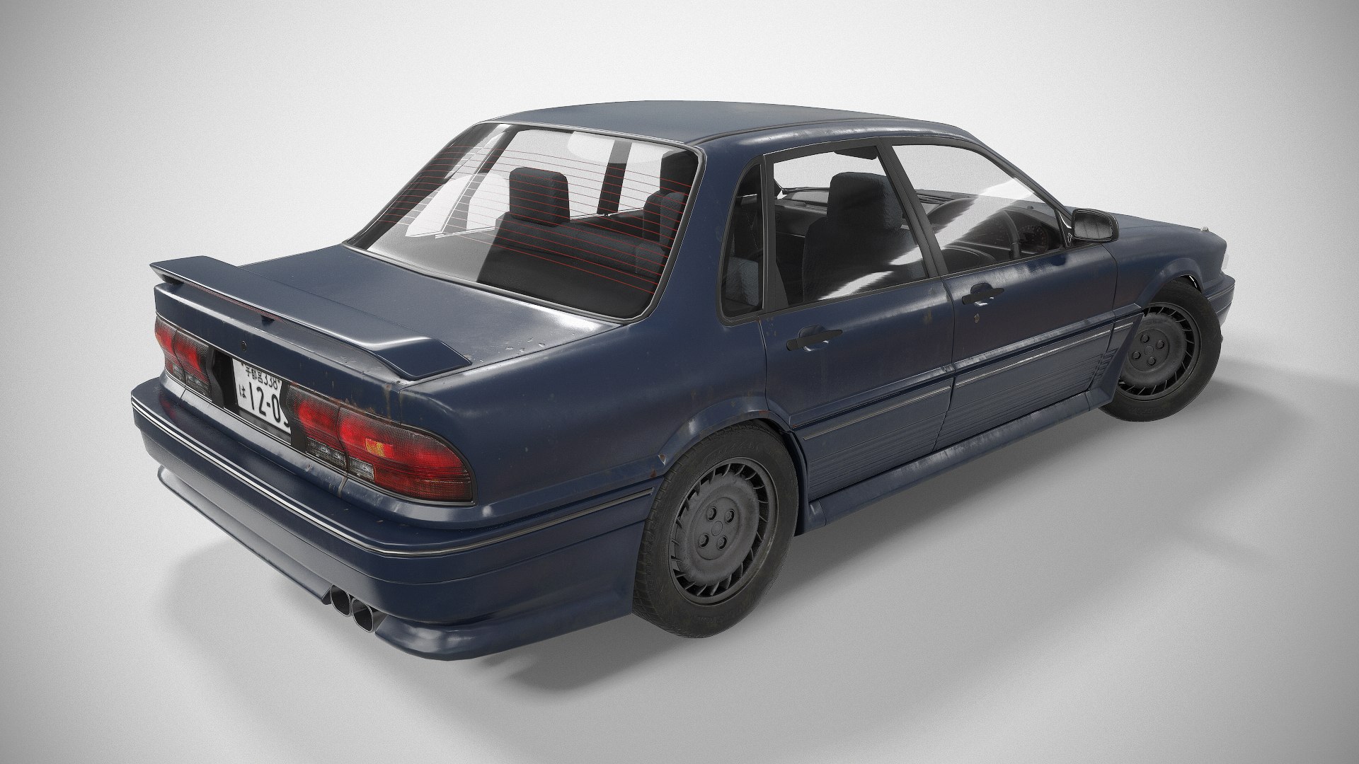 Mitsubishi Galant Vehicle - Model - TurboSquid 1637441