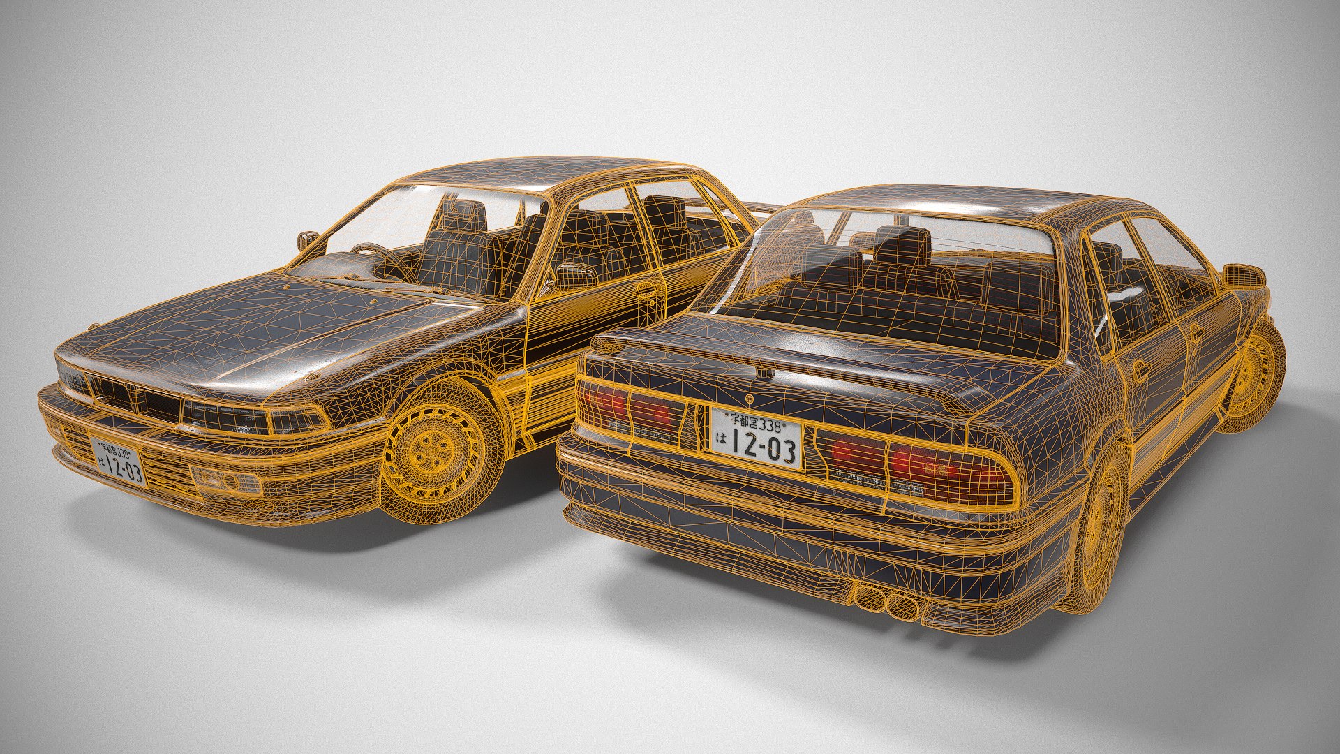 Mitsubishi Galant Vehicle - Model - TurboSquid 1637441