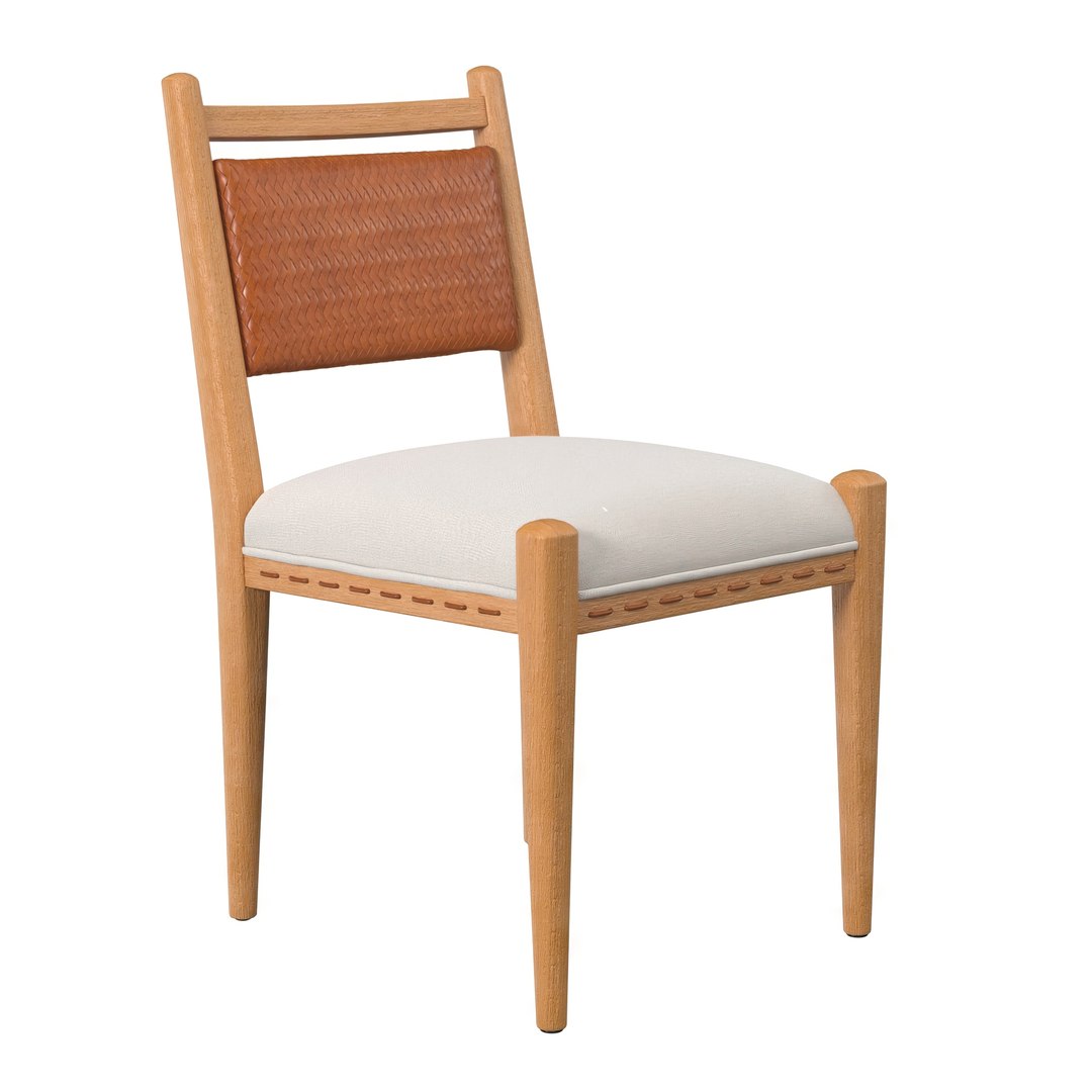 Amber Lewis Anthropologie Garvey Dining Chair PBR 3D Model - TurboSquid ...