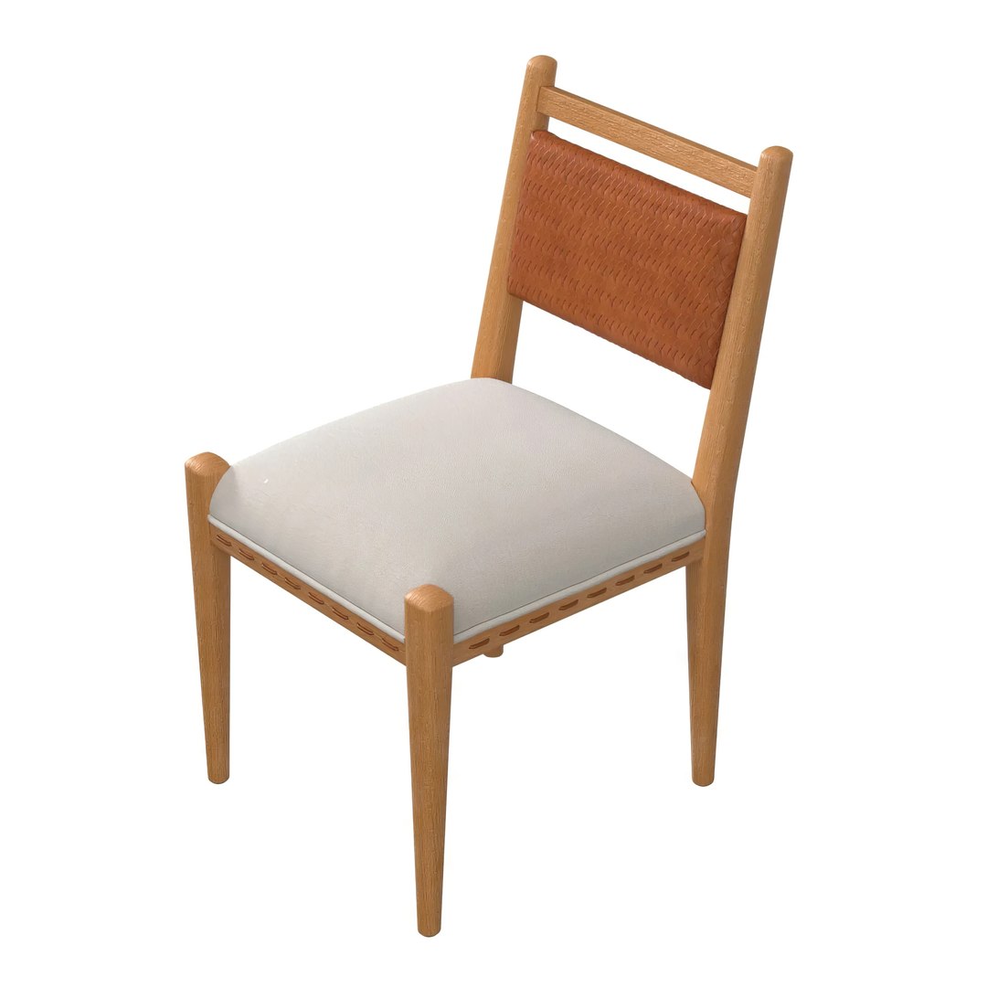 Amber Lewis Anthropologie Garvey Dining Chair PBR 3D Model - TurboSquid ...