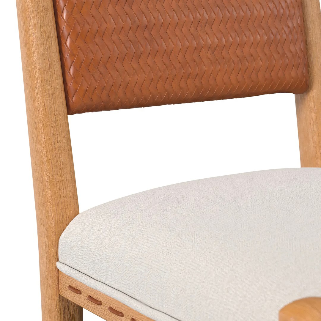 Amber Lewis Anthropologie Garvey Dining Chair PBR 3D Model - TurboSquid ...