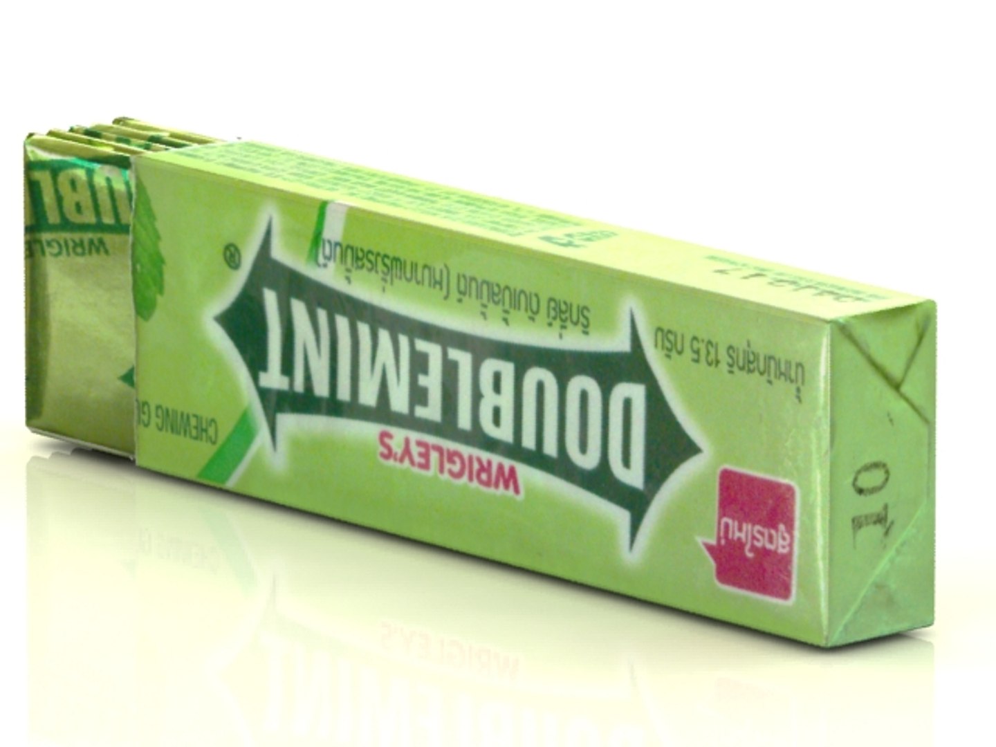 3d Doublemint Chewing Gum Model