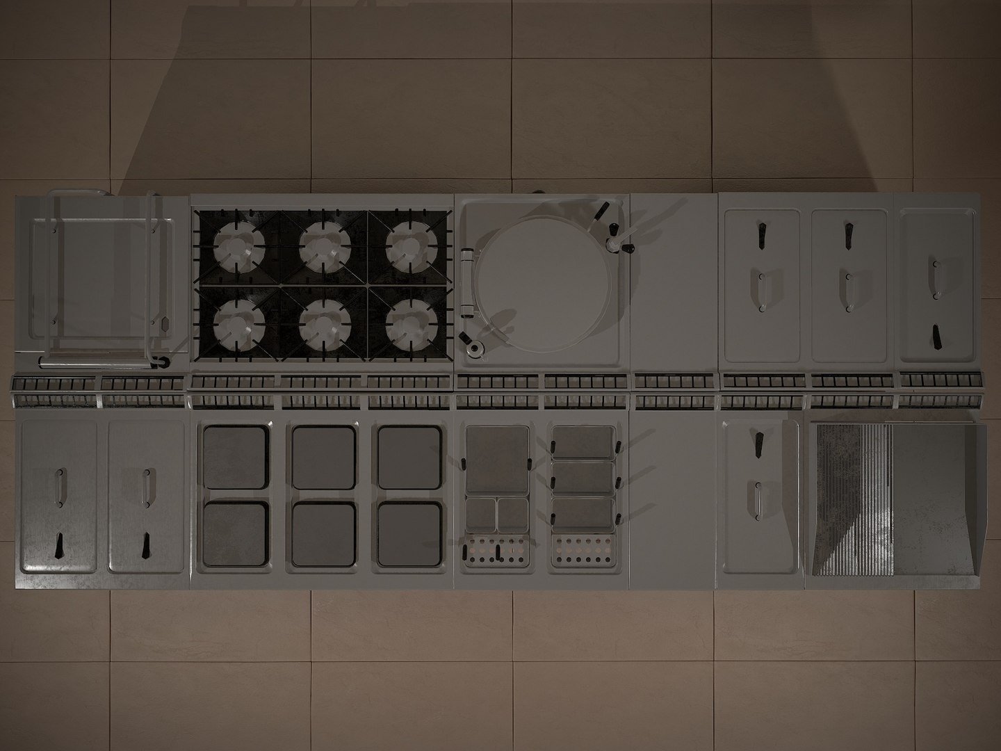 Kitchen Equipment Pack Low-poly 3D Model - TurboSquid 1718779