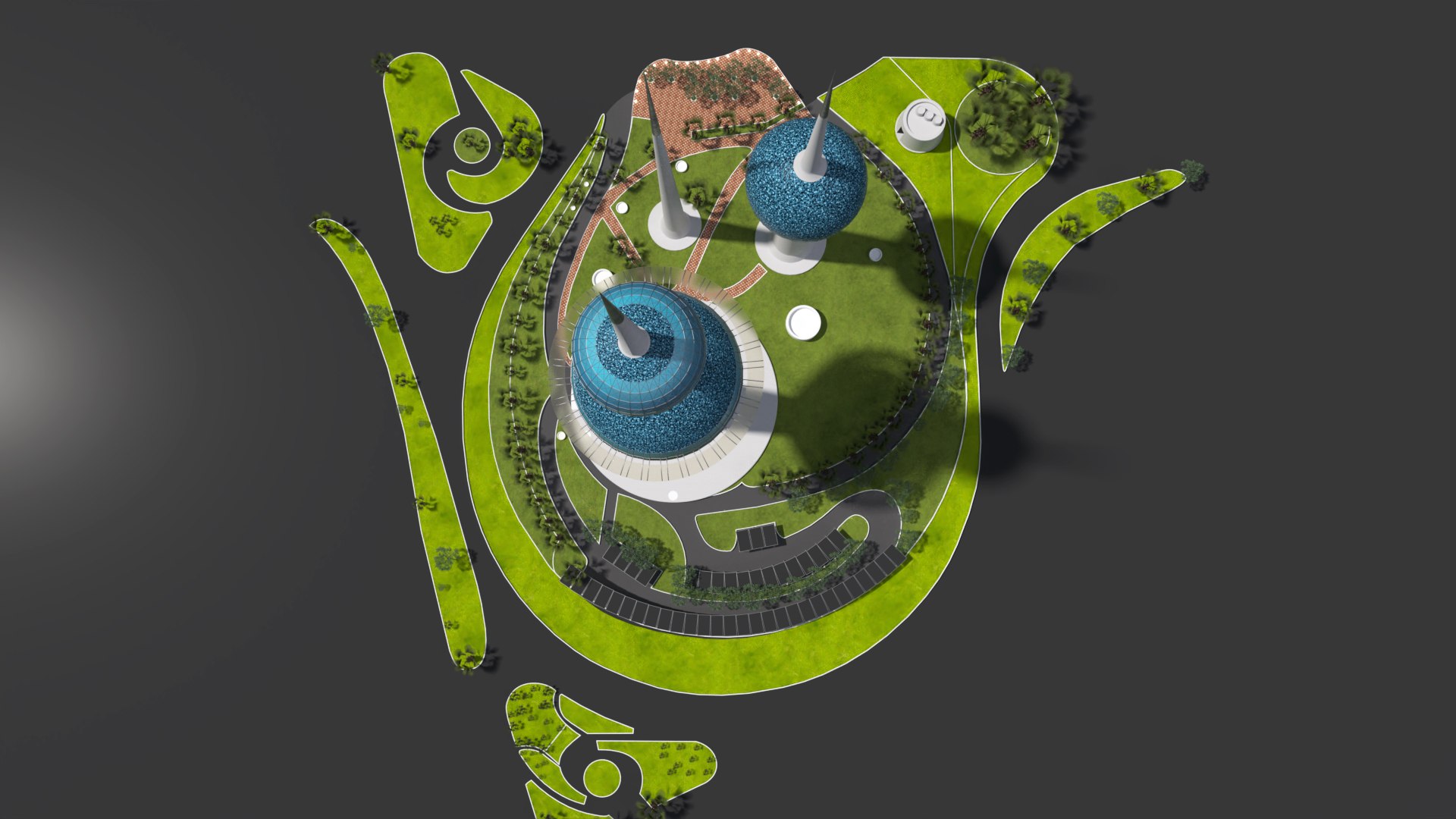 Kuwait Tower 3D - TurboSquid 2353101