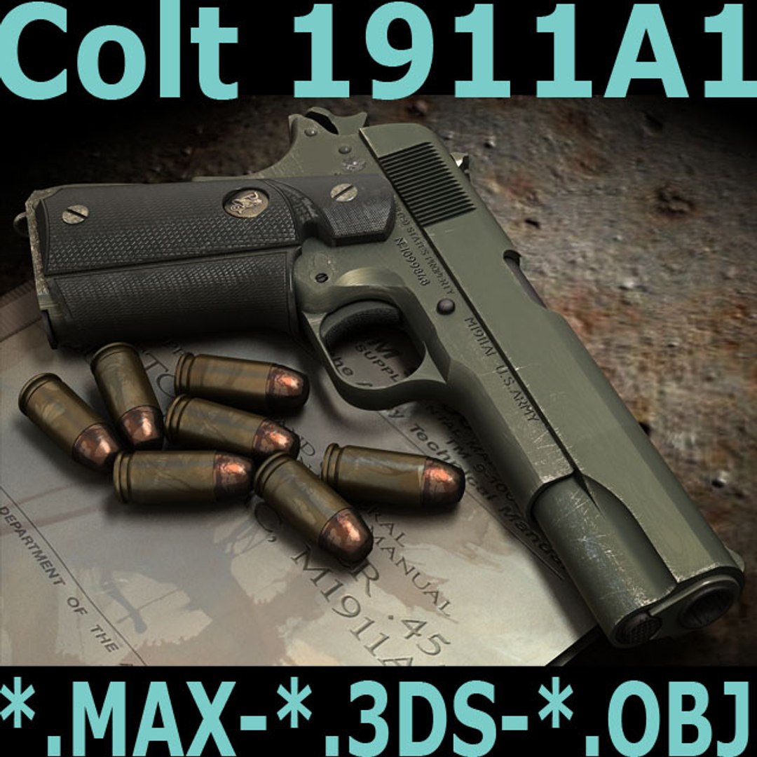 3dsmax 1911 pachmayr grip