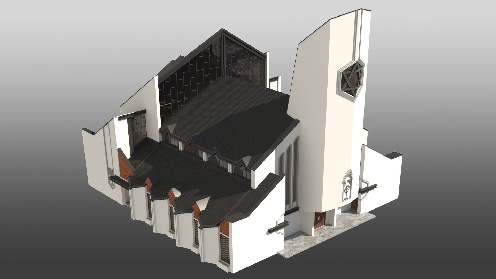Synagogue Model - TurboSquid 2151793