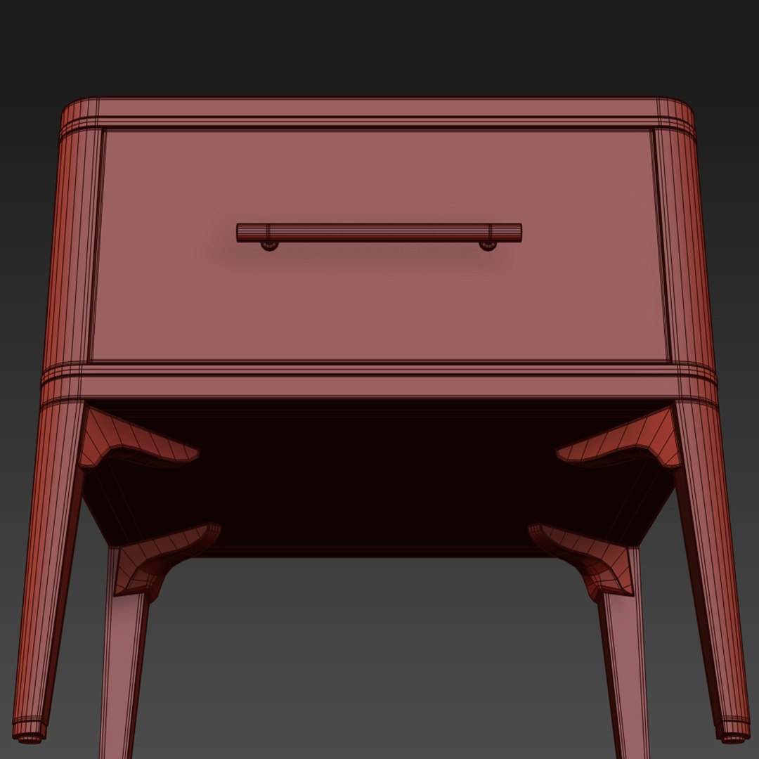 Nightstand sideboard Raum by Enza Home 3D - TurboSquid 1913956