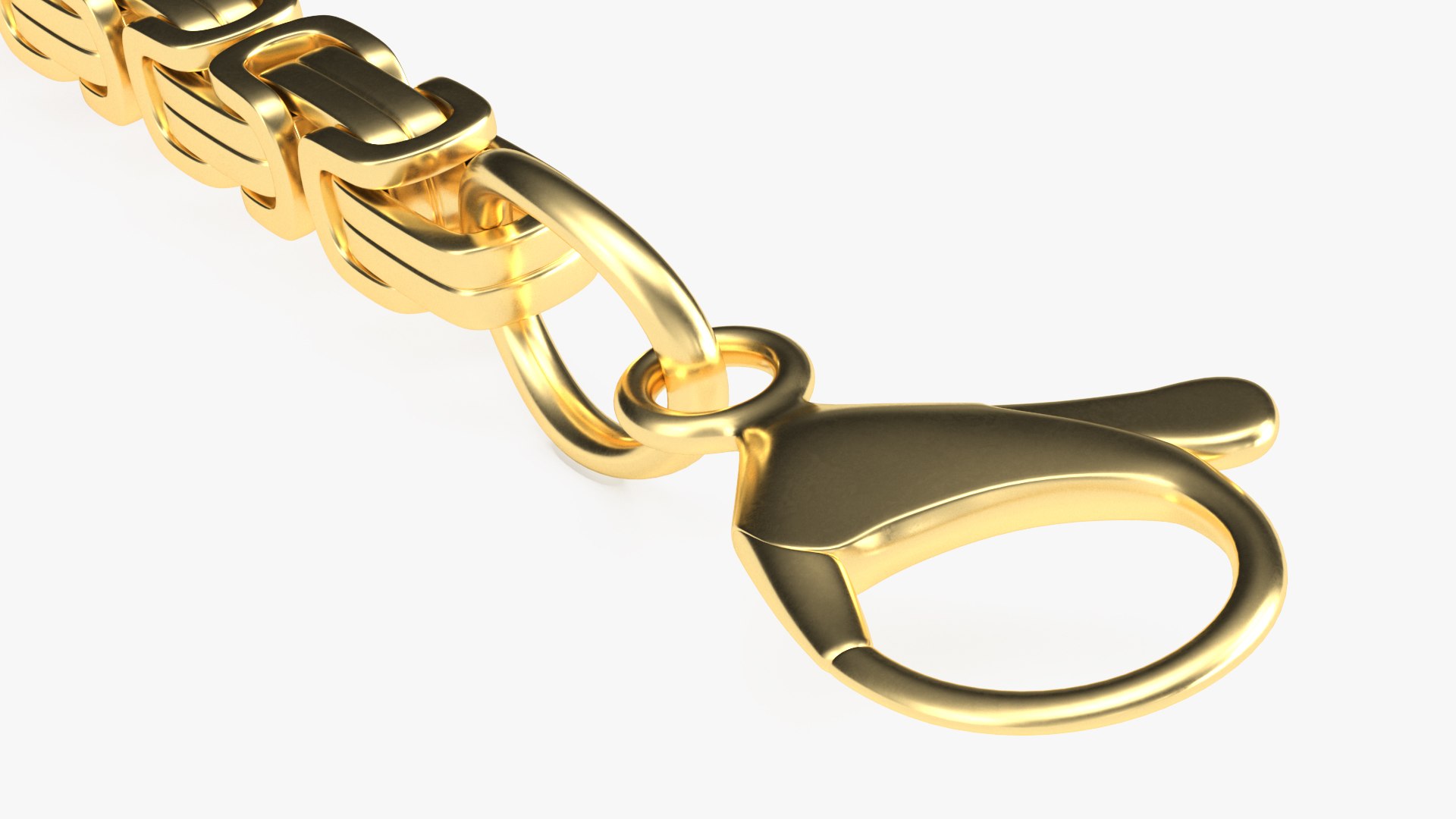 3D Byzantine Jewelry Chain Gold Model - TurboSquid 2243928