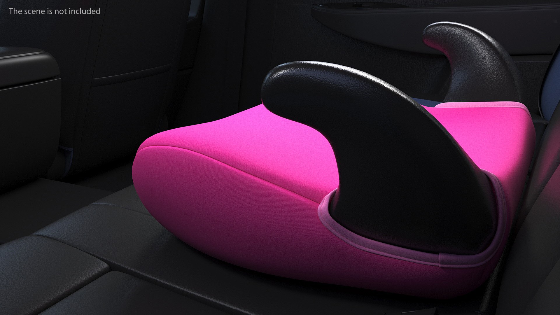 Backless Booster Car Seat Pink 3D Model - TurboSquid 2148571