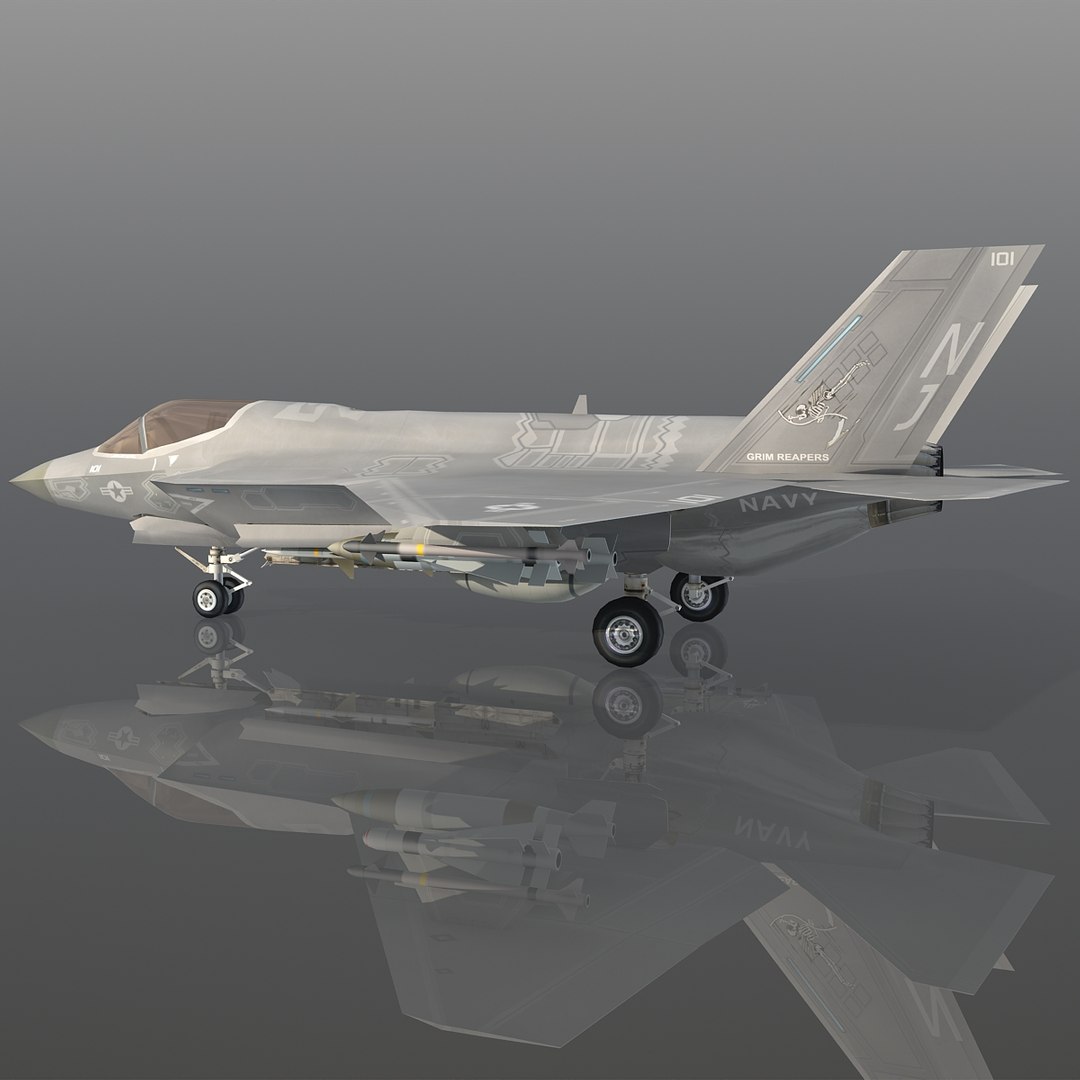 f-35 cv lightning ii 3d max