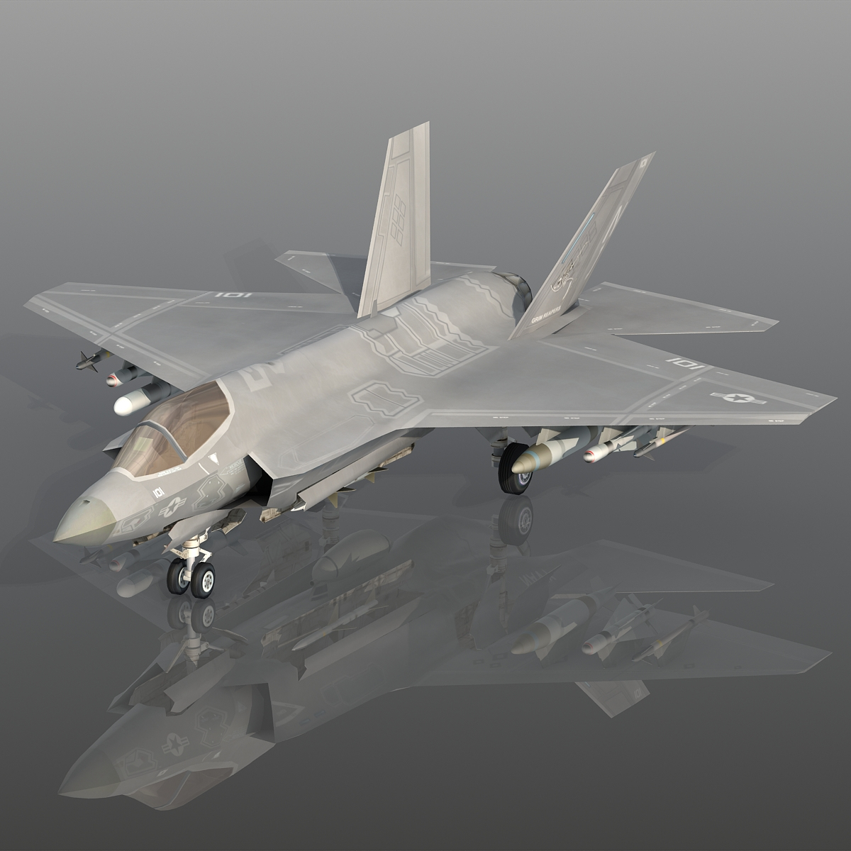 f-35 cv lightning ii 3d max