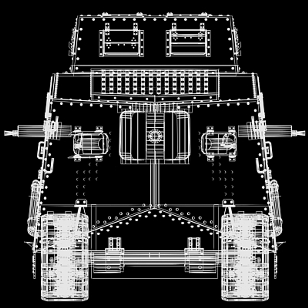 wwi german tank a7v 3d model