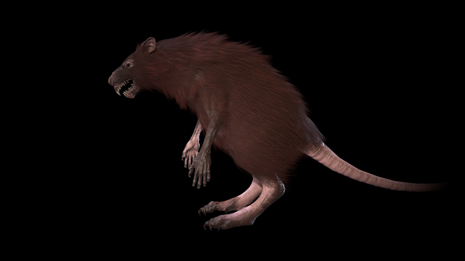 WereRat 3D model - TurboSquid 1786070