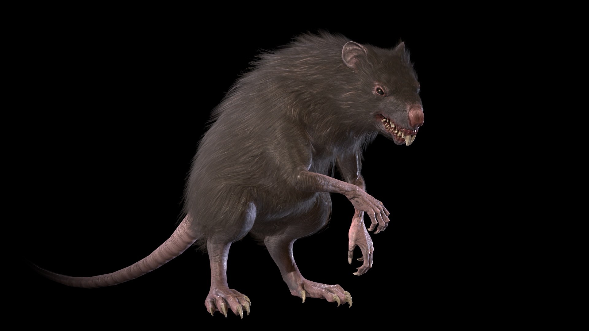 WereRat 3D Model - TurboSquid 1786070