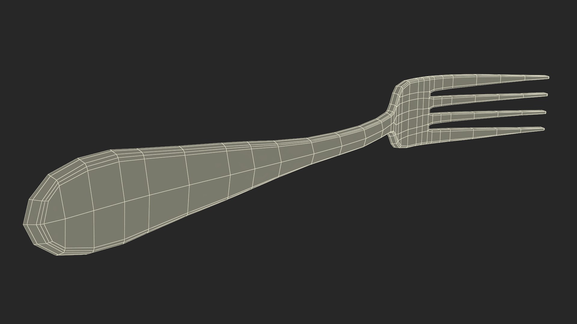 Silver Fork 3D Model - TurboSquid 2040283