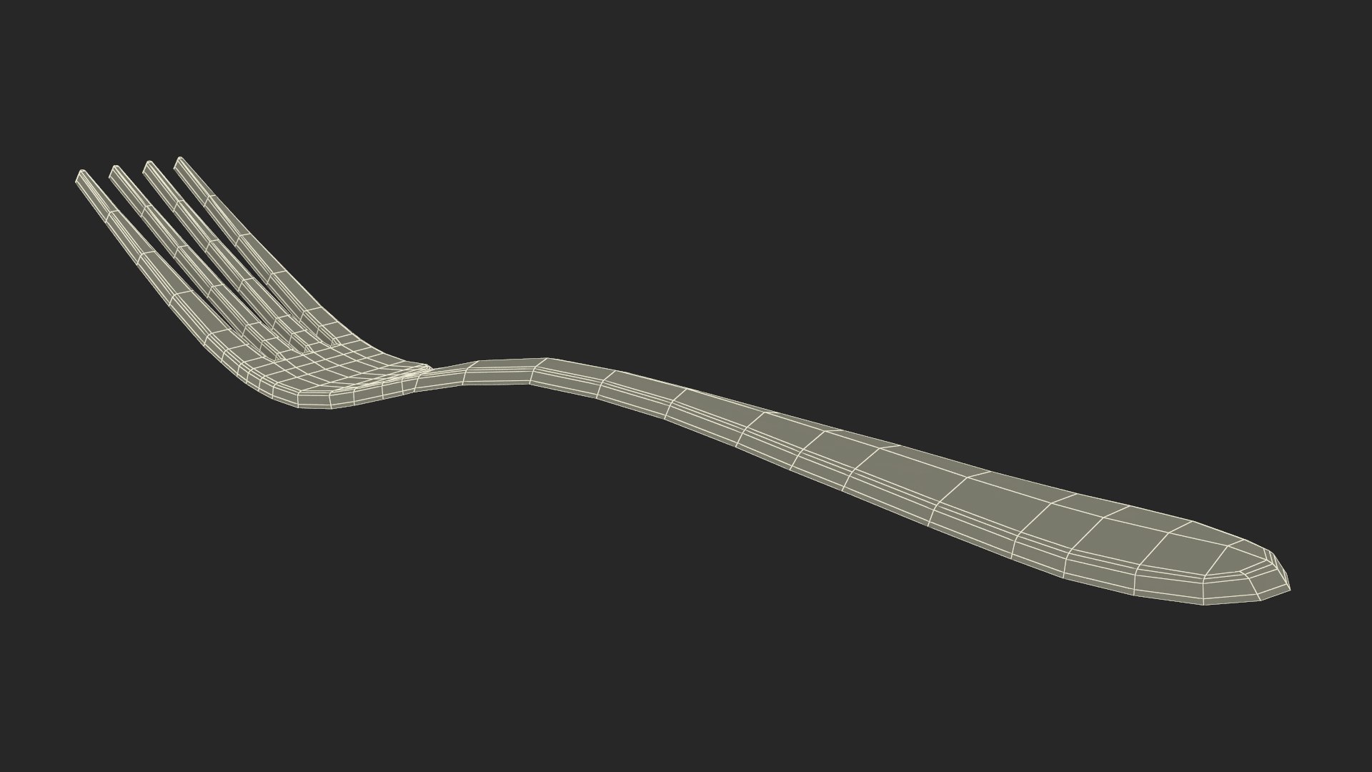 Silver Fork 3D Model - TurboSquid 2040283