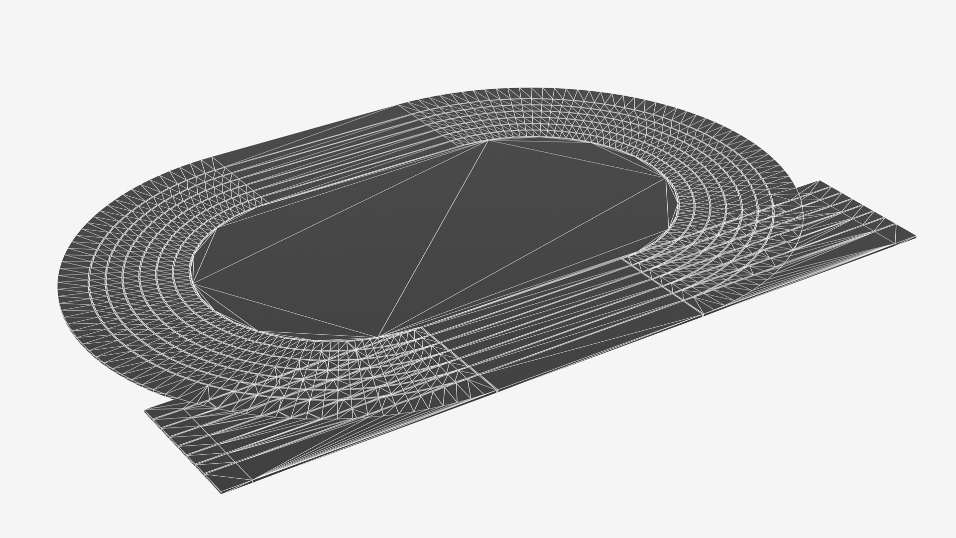 Cartoon Running Track 3D Model - TurboSquid 2236837