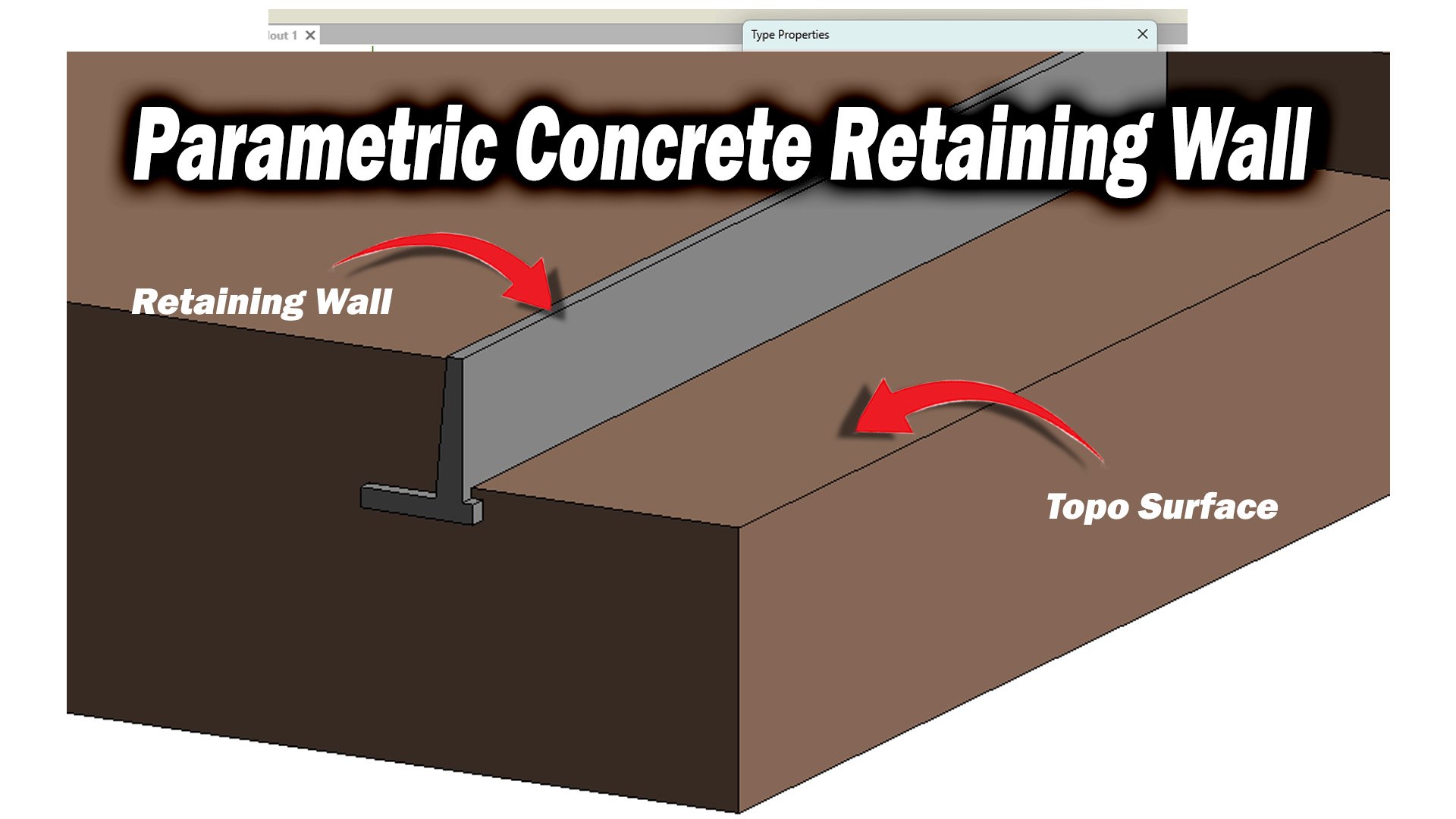 3D Retaining Wall Family With 2D Reinforcement Save Time And Money ...