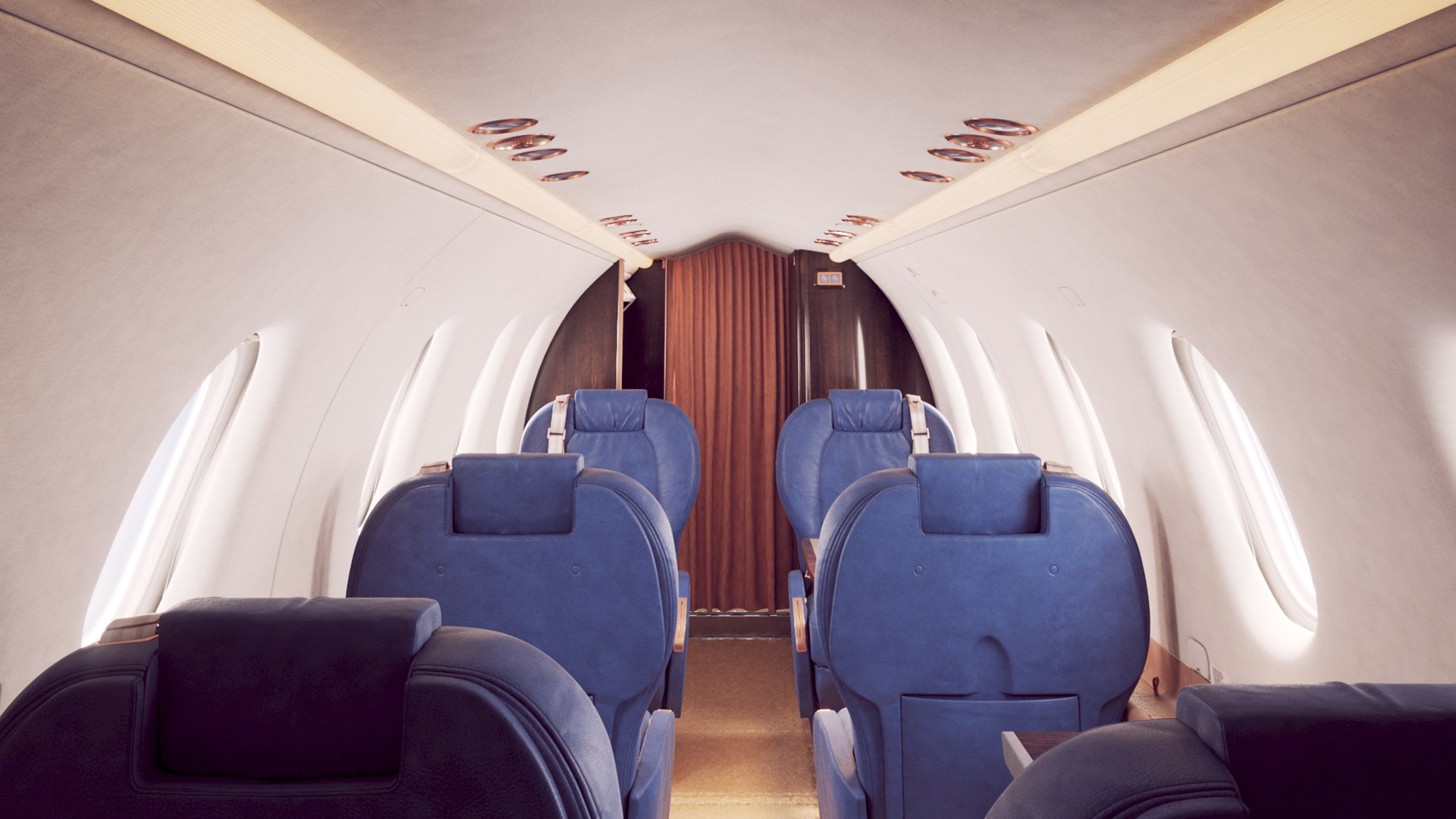 3D VIP Jet Aircraft Interior - TurboSquid 2236519