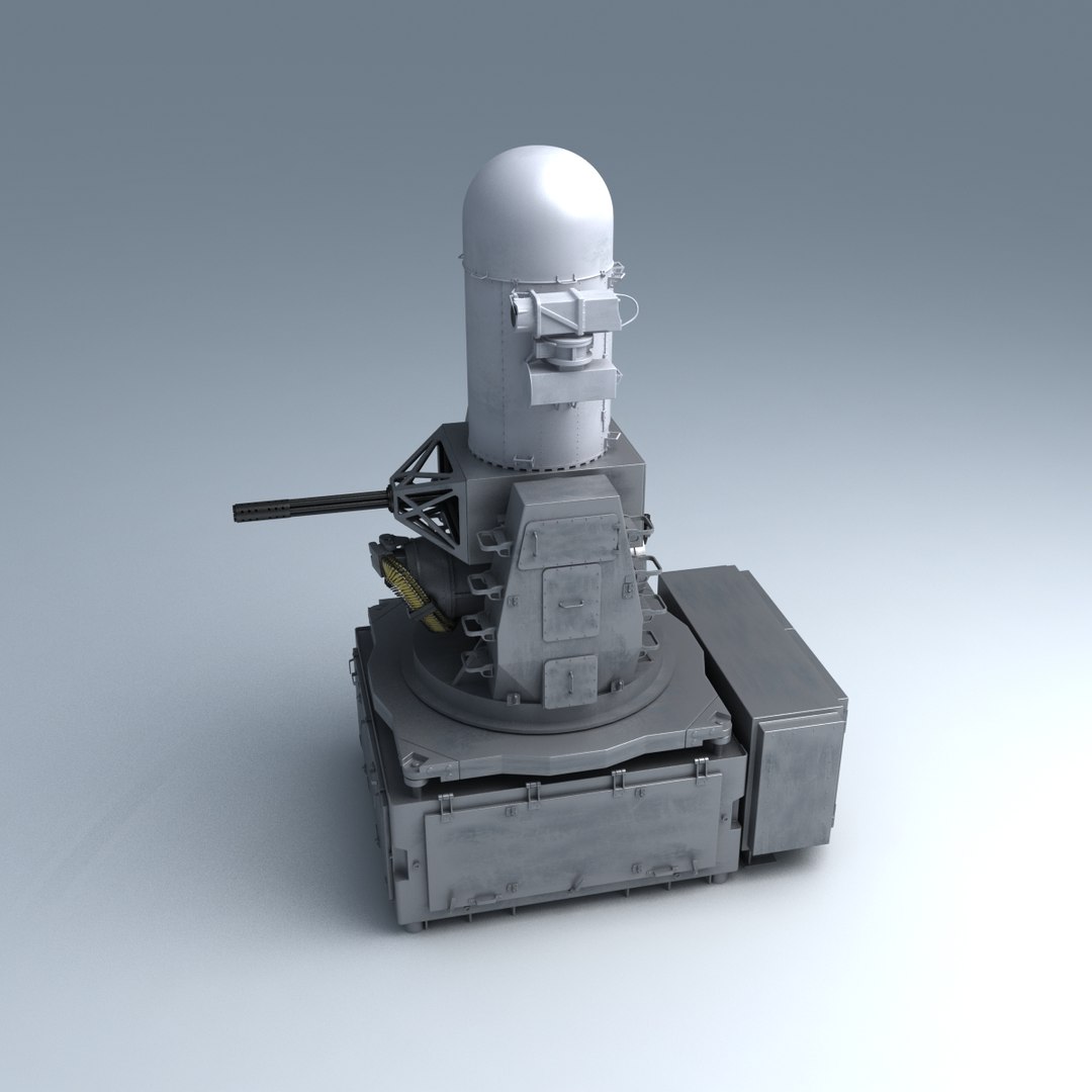 3d Model Ciws Phalanx Mk 15