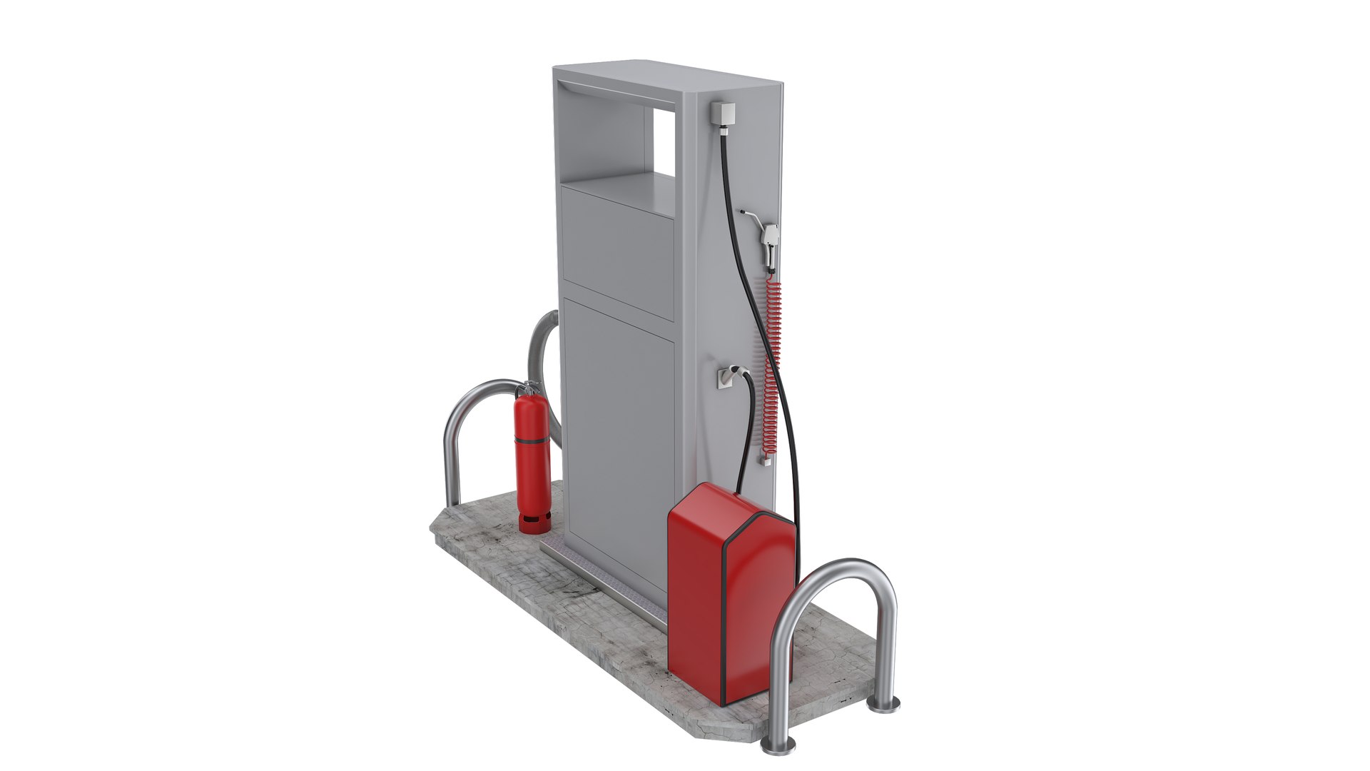 3D LNG Fuel Dispenser Station - TurboSquid 2279276