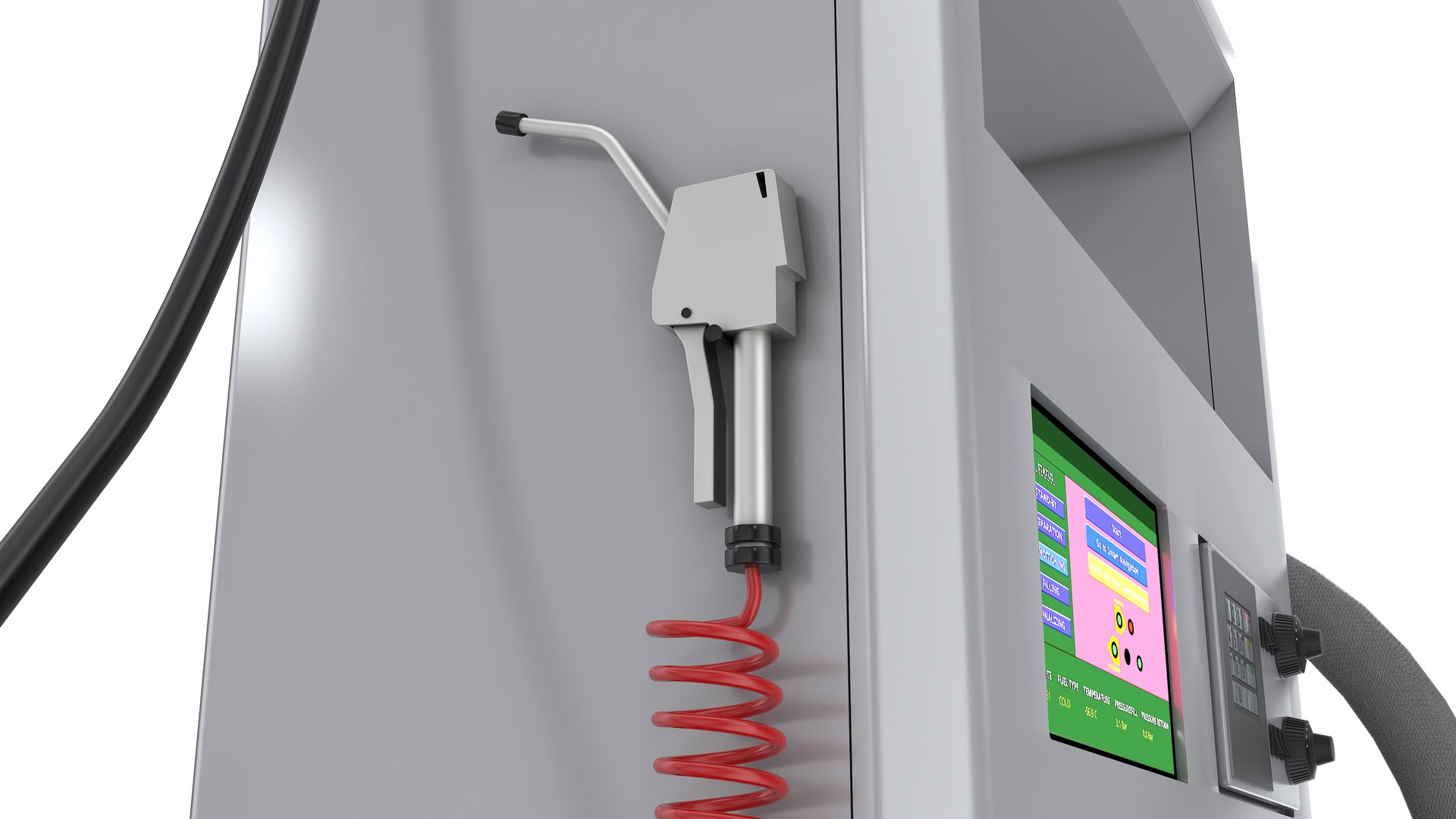 3D LNG Fuel Dispenser Station - TurboSquid 2279276
