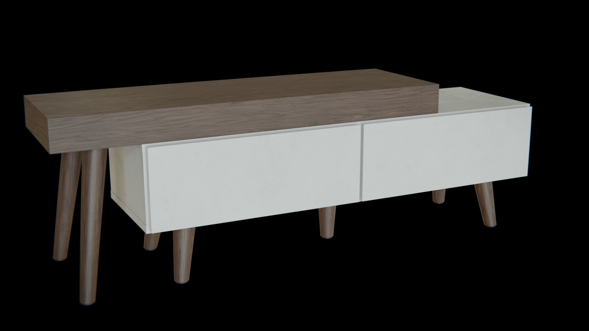 3D tv table - TurboSquid 1522198