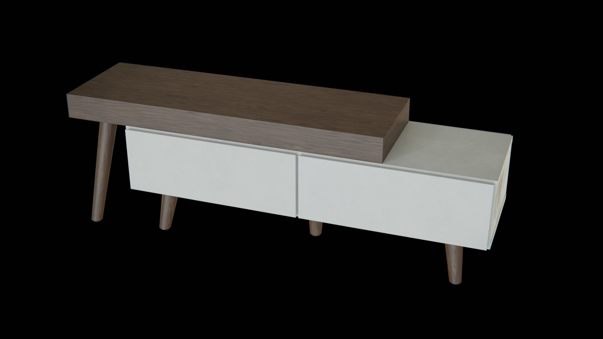 3D tv table - TurboSquid 1522198