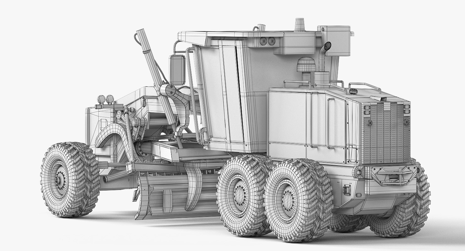 Modern Grader 3D Model - TurboSquid 1270160