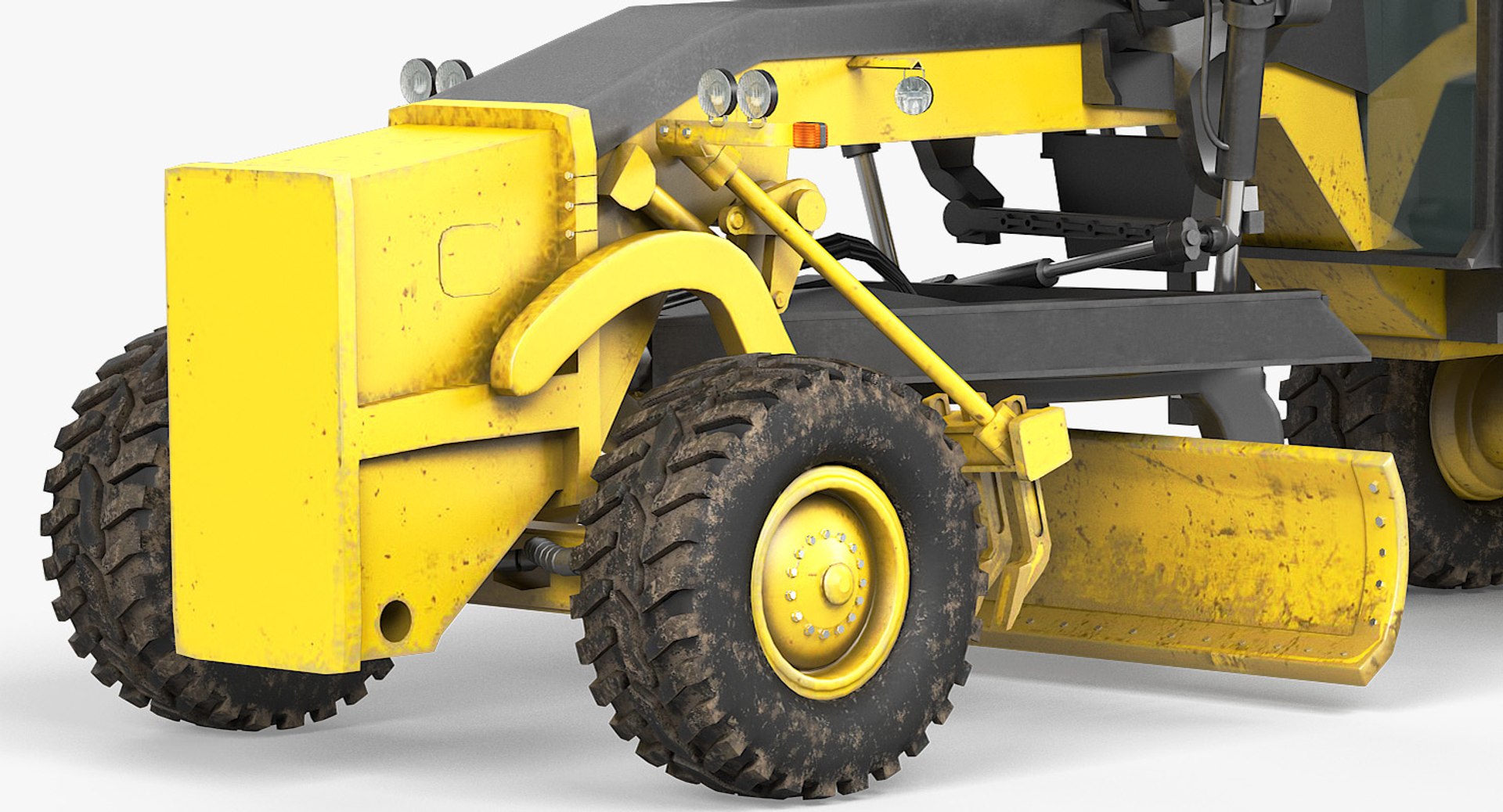 Modern Grader 3D Model - TurboSquid 1270160