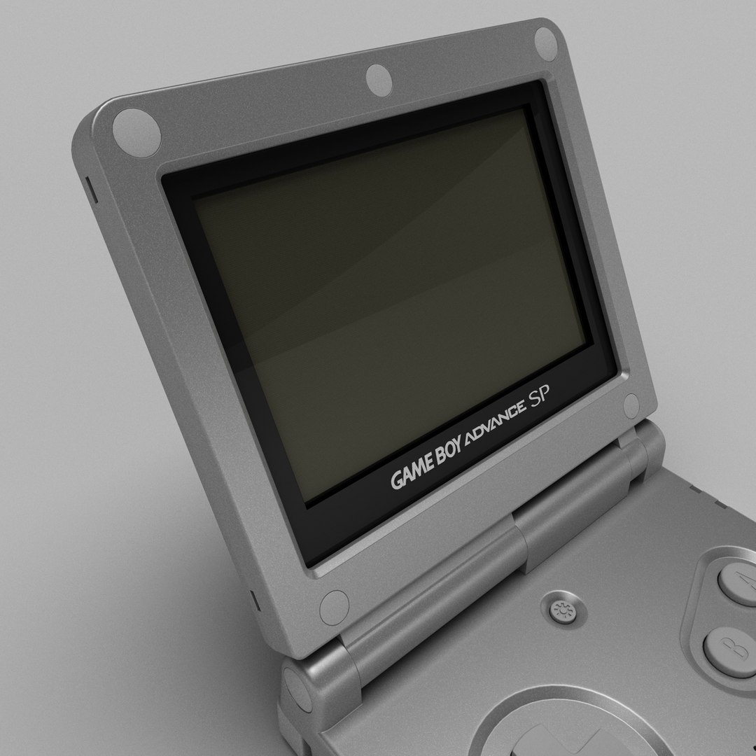 3d Nintendo Gameboy Advance Sp