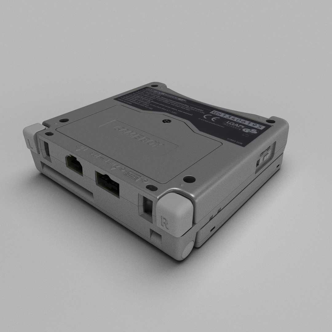 3d Nintendo Gameboy Advance Sp